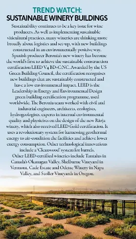 TREND WATCH: SUSTAINABL­E WINERY BUILDINGS - PressReader