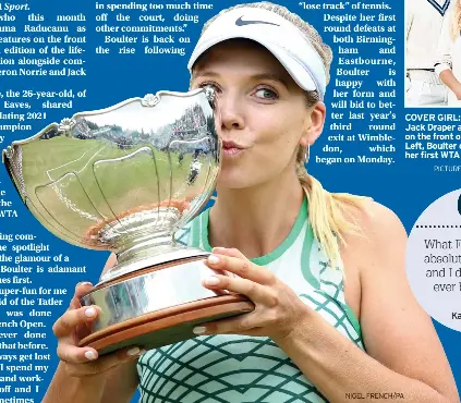 ‘Super-fun’ photo shoot but Boulter eyes world no.1 spot - PressReader