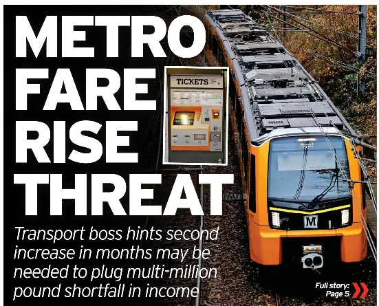 METRO FARE RISE THREAT - PressReader