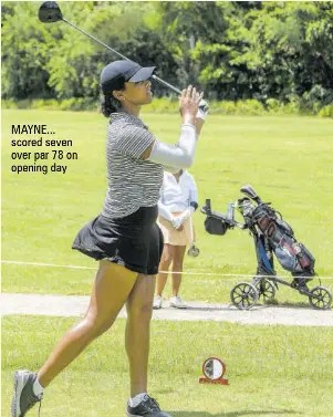 Mixed results for Jamaica to start Amateur Junior Golf Champs - PressReader