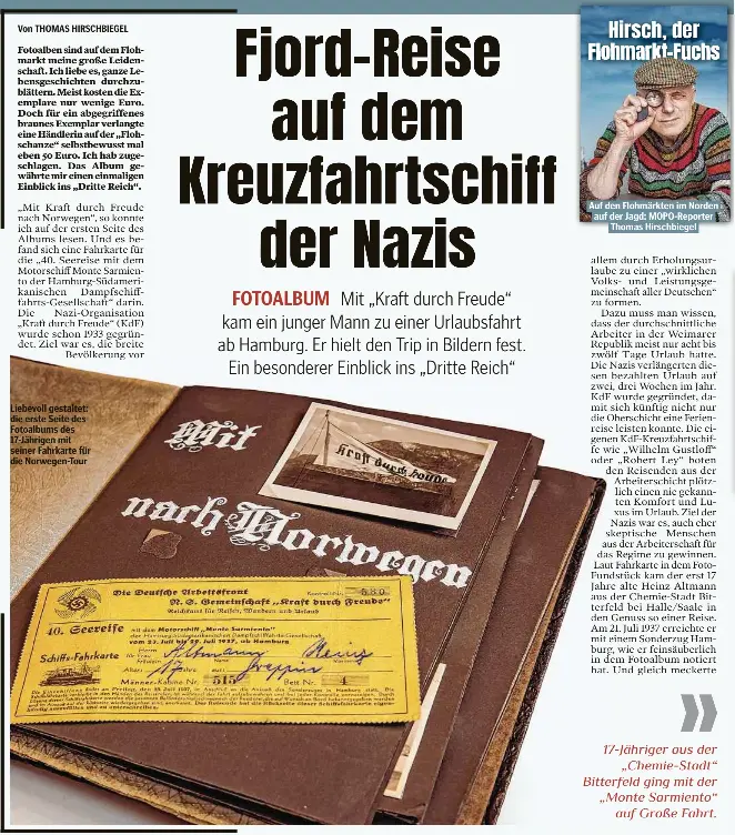 Fjord-Reise auf dem Kreuzfahrt­schiff der Nazis - PressReader