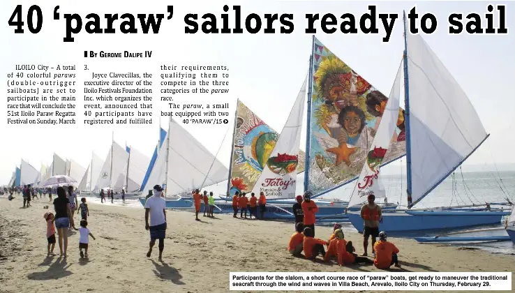 40 ‘paraw’ sailors ready to sail - PressReader