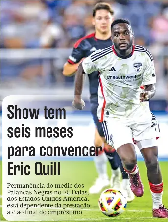 Show tem seis meses para convencer Eric Quill - PressReader