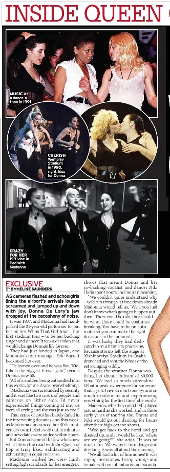 INSIDE QUEEN OF POP’S GROOVE FROM 1987 - PressReader