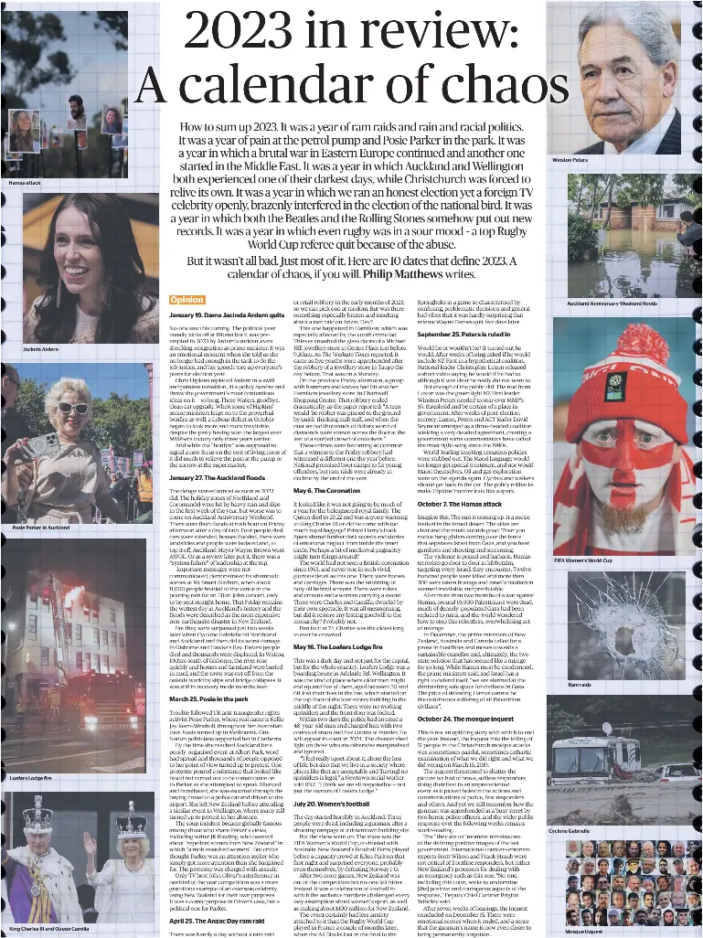 2023 in review: A calendar of chaos - PressReader