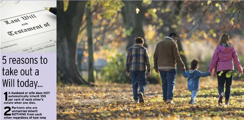 Take time to plan for your family’s future this autumn - PressReader