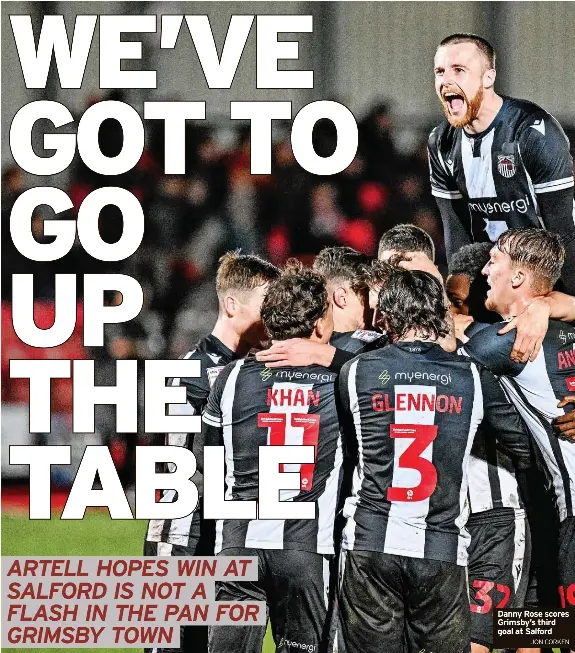 WE’VE GOT TO GO UP THE TABLE - PressReader