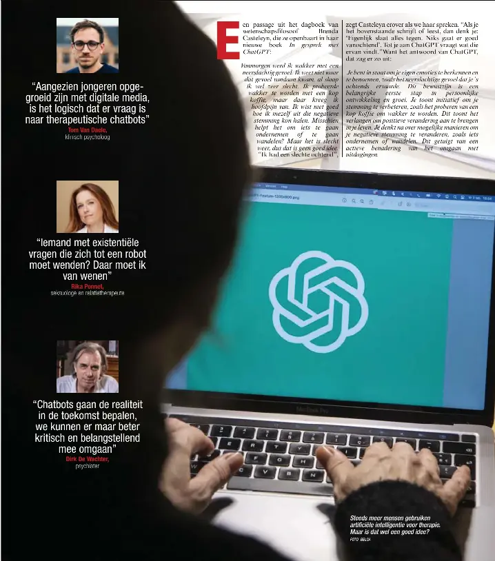 Chatbot als therapeut: een goed idee? - PressReader