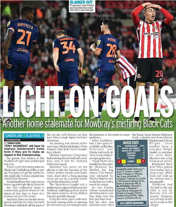 LIGHT ON GOALS - PressReader