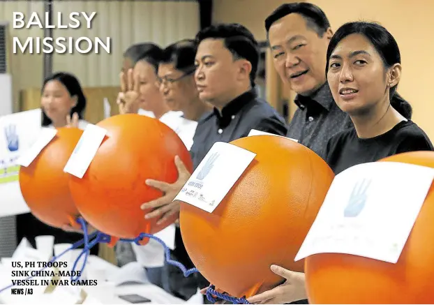 BALLSY MISSION US, PH TROOPS SINK CHINA-MADE VESSEL IN WAR GAMES - PressReader