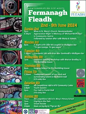 Excitement building as the Fermanagh County Fleadh heads for Newtownbut ...
