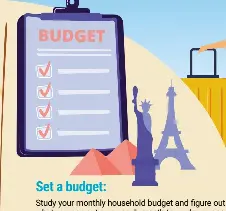 Set a budget: - PressReader