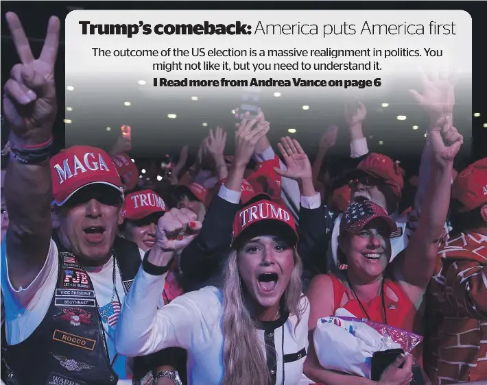 Trump’s comeback: America puts America first - PressReader