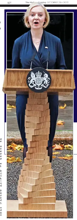 Truss told staff: I’m relieved it’s all over... but at least I’ve been Prime Minister - PressReader