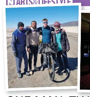 ONE MAN, TWO WHEELS, MANY BUMPS IN ROAD AND A LIFETIME OF ADVENTURE ...