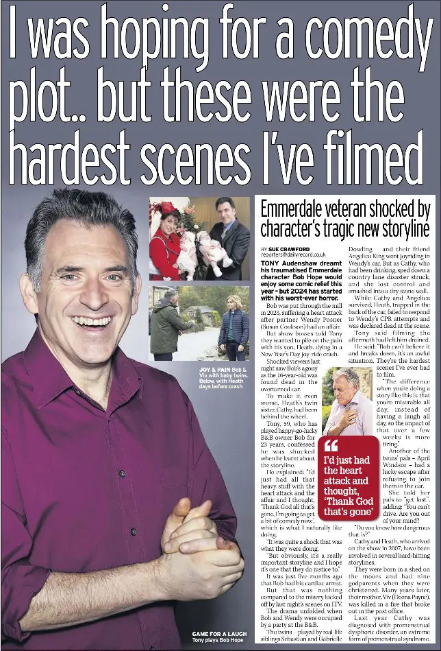 I was hoping for a comedy plot.. but these were the hardest scenes I’ve filmed - PressReader