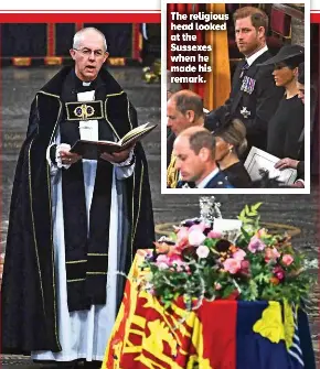 ARCHBISHOP MAKES AN AWKWARD DIG! - PressReader