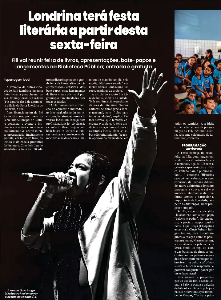 Londrina terá festa literár iaapa rtir desta sexta-feira - PressReader