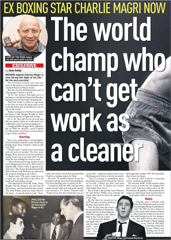 EX BOXING STAR CHARLIE MAGRI NOW The world champ who can’t get work as ...