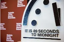 1 minute to midnight: Dismiss Doomsday Clock at your peril - PressReader
