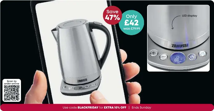 ZANUSSI DIGITAL CORDLESS KETTLE - PressReader