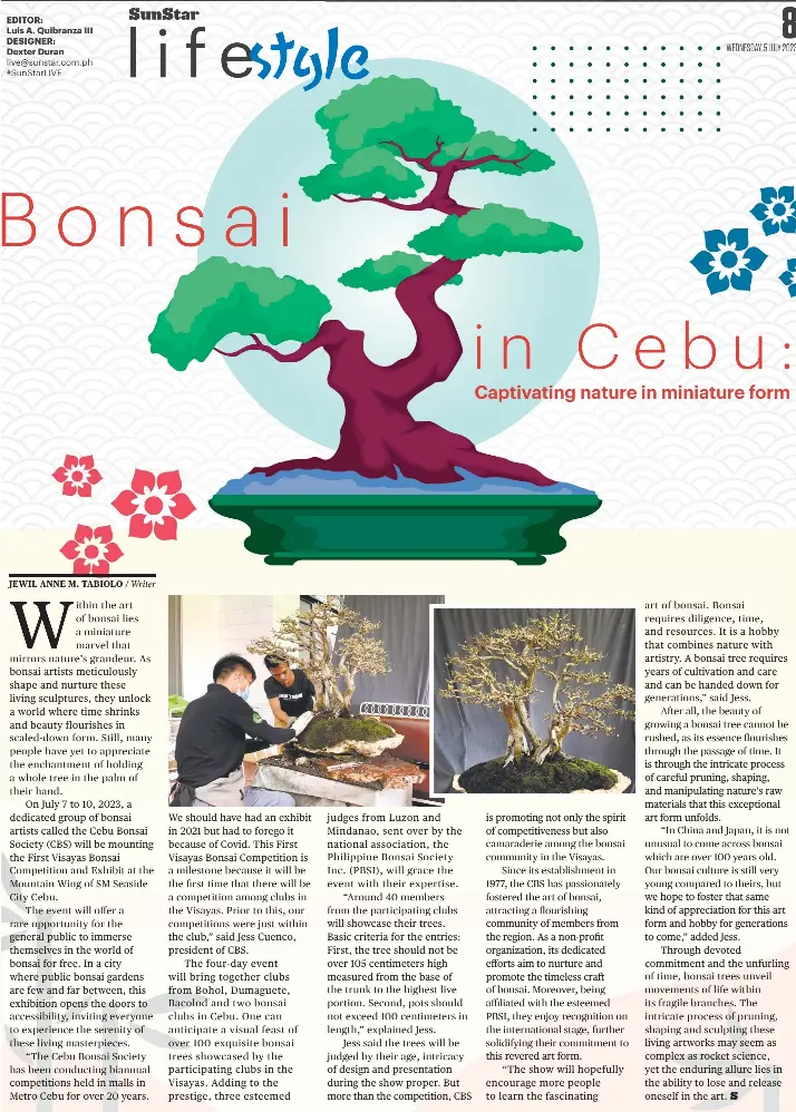 Bonsai in Cebu: - PressReader