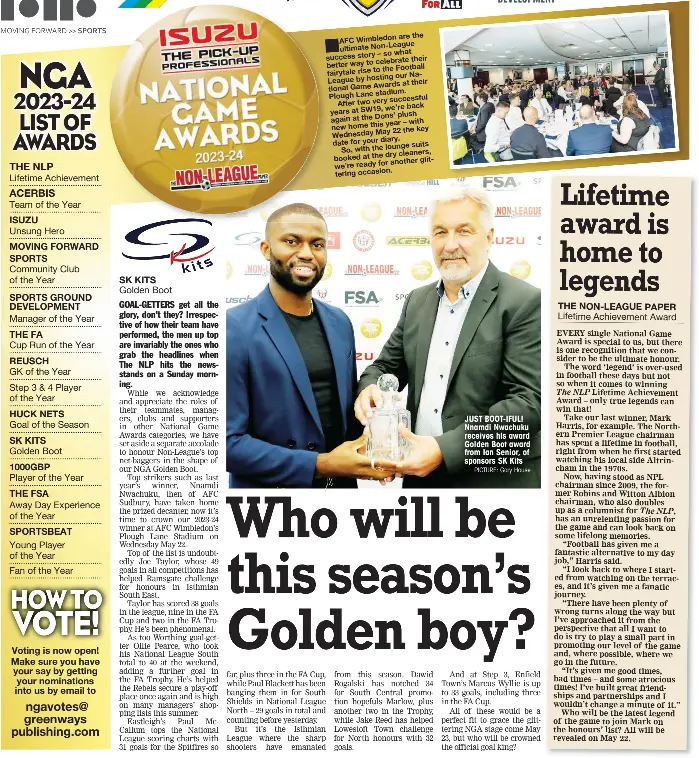 Who will be this season’s Golden boy? - PressReader