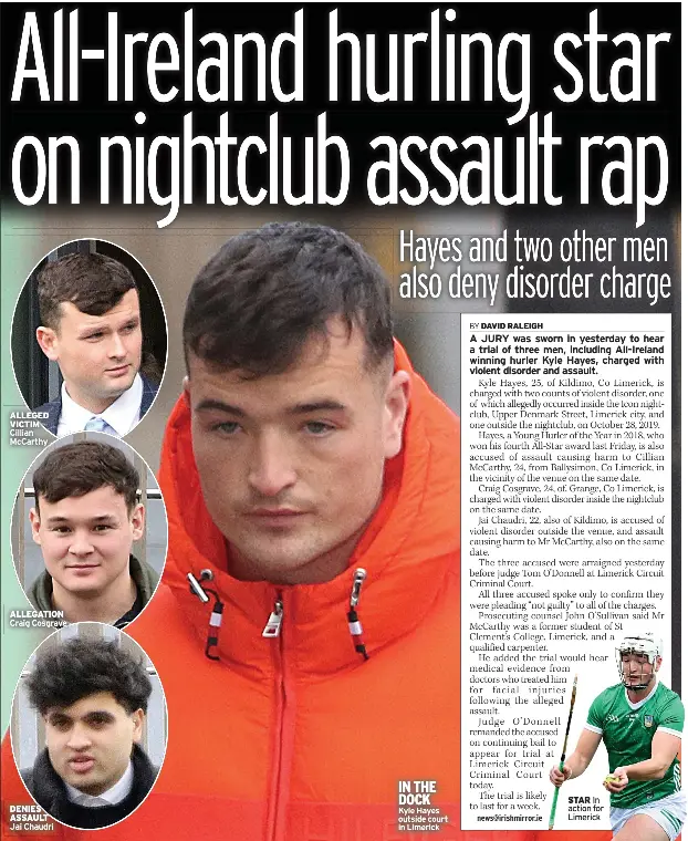 All-ireland hurling star7 on nightclub assault rap - PressReader