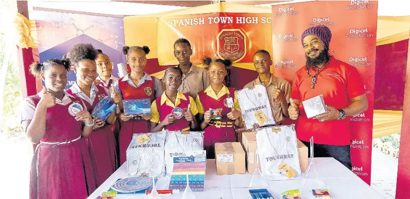 Digicel Foundation donates STEM kits to Spanish Town High - PressReader