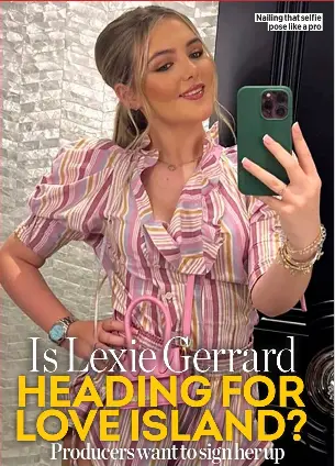 Is Lexie Gerrard HEADING FOR LOVE ISLAND? - PressReader