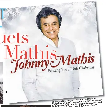 Christmas duets with Johnny Mathis - PressReader