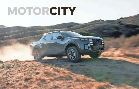 MOTORCITY 2025 Hyundai Santa Cruz pickup keeps its charm - PressReader