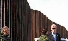 Biden inspects Us-mexico border - PressReader