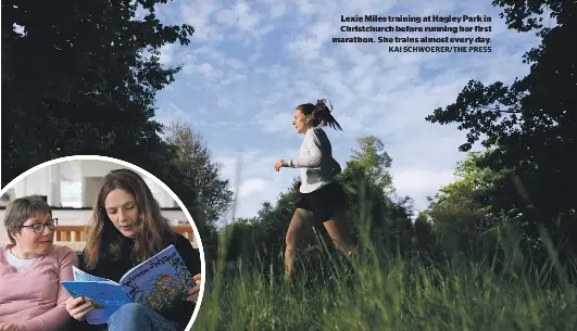 Lexie running ‘Miles’ to help out her family’s saving-grace charity - PressReader