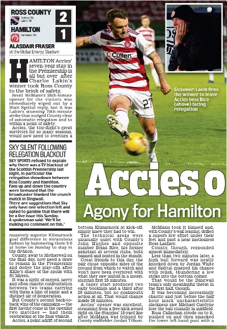 Accies on way down - PressReader