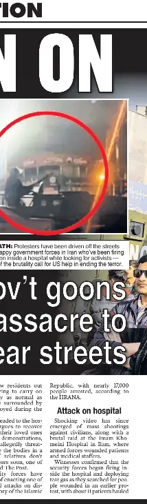 IRAN ON LOCKDOWN Gov’t goons massacre to clear streets - PressReader