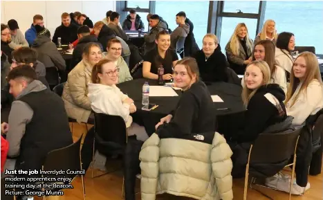 Council apprentice­s enjoy training day at Beacon - PressReader