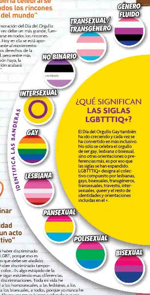 ¿QUÉ SIGNIFICAN LAS SIGLAS LGBTTTIQ+? - PressReader