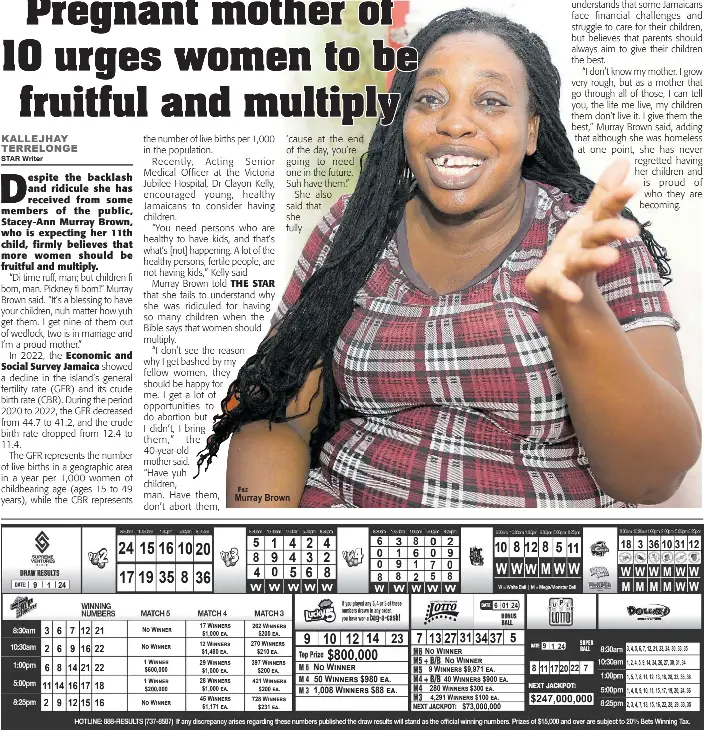 Pregnant mother of 10 urges women to be fruitful and multiply - PressReader