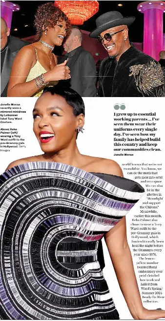 Janelle Monae dazzles in Tony Ward Couture - PressReader