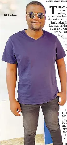 The money-man, DJ Forbes - PressReader