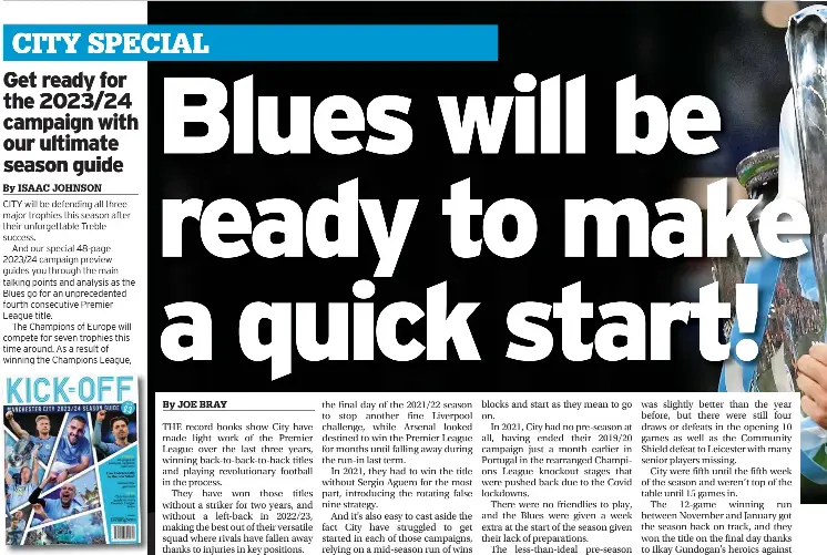 Blues will be ready to make a quick start! - PressReader