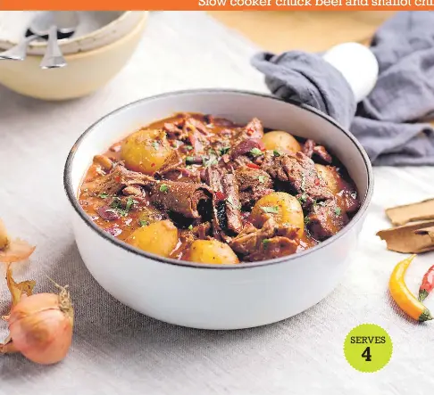 Slow cooker chuck beef and shallot chilli - PressReader