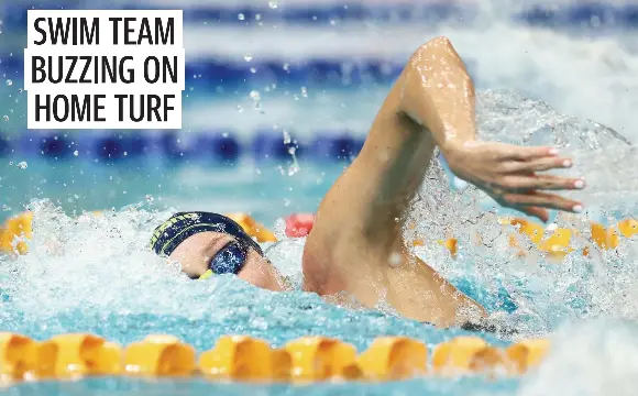 SWIM TEAM BUZZING ON HOME TURF - PressReader