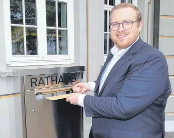 Philipp Bürkle will Bürgermeis­ter werden - PressReader