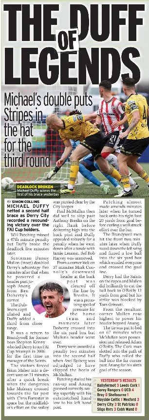 THE DUFF OF LEGENDS - PressReader