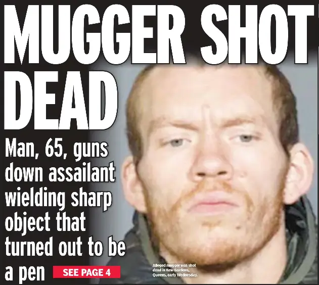 MUGGER SHOT DEAD - PressReader