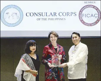 US ENVOY HONORED BY CONSULAR CORPS: - PressReader