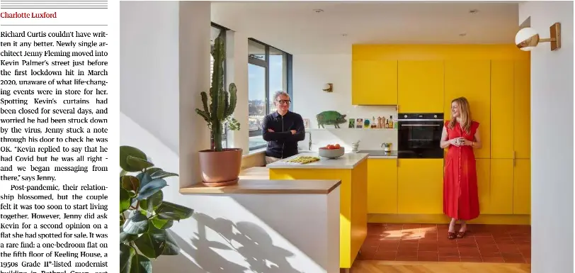 How an architect and an antiques dealer fell in love … and completely redesigned a tiny flat ...