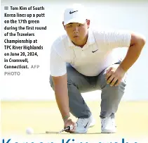Korean Kim grabs PGA Travelers lead - PressReader